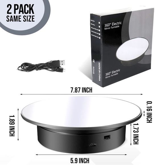 Other | 36 Electric Turntable Mirror | Poshmark